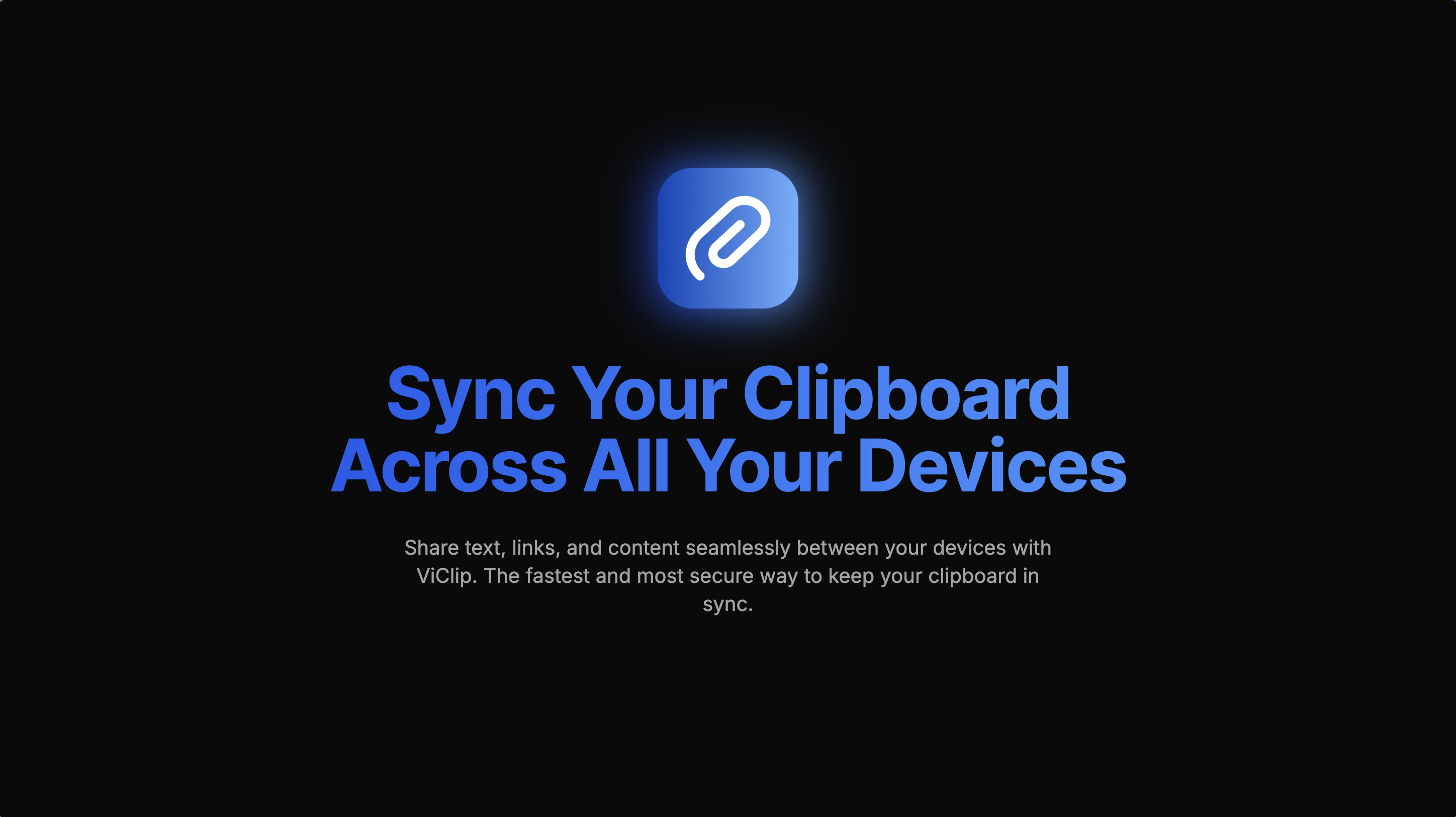 ViClip: Cross-Platform Clipboard Syncing App